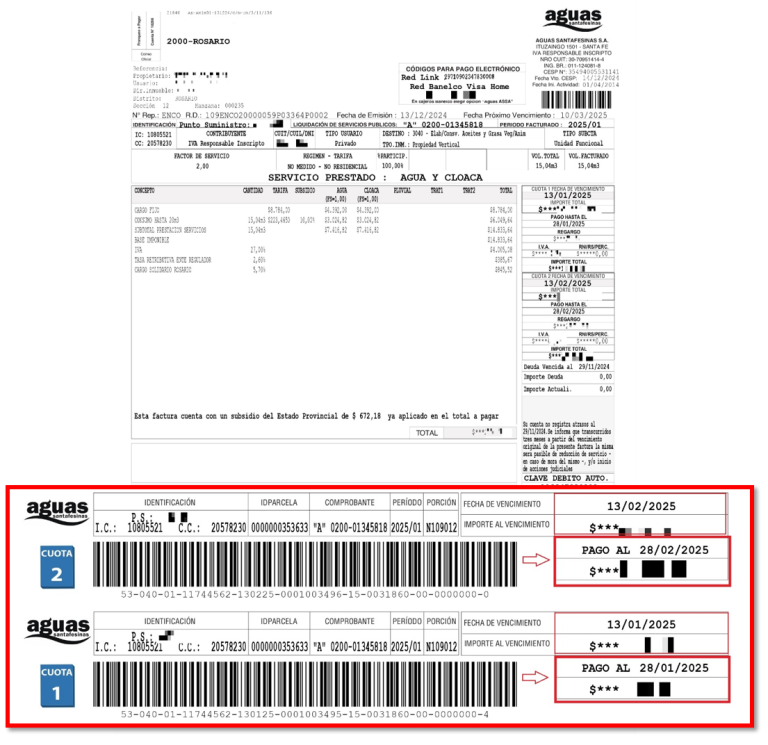 AGUAS OFRECE UNA NUEVA OPORTUNIDAD DE PAGO EN SUS FACTURAS MENSUALIZADAS – Aguas Santafesinas SA